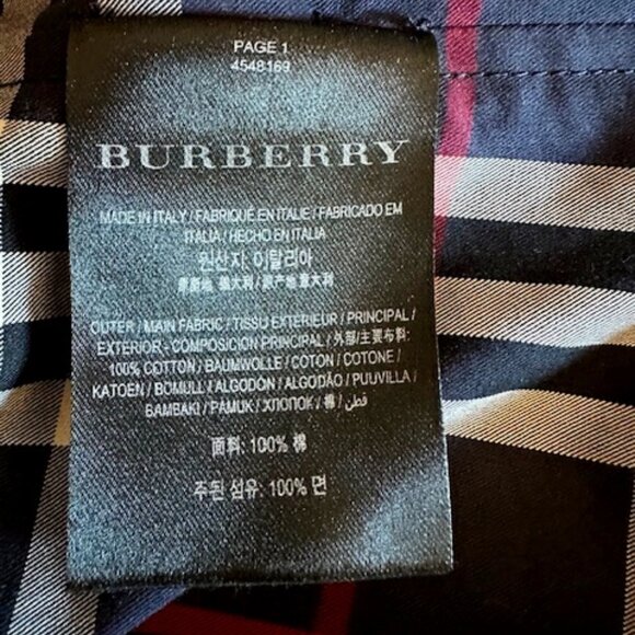 Burberry | Jackets & Coats | Burberry Plaid Print Trench Coat Size Xs ...